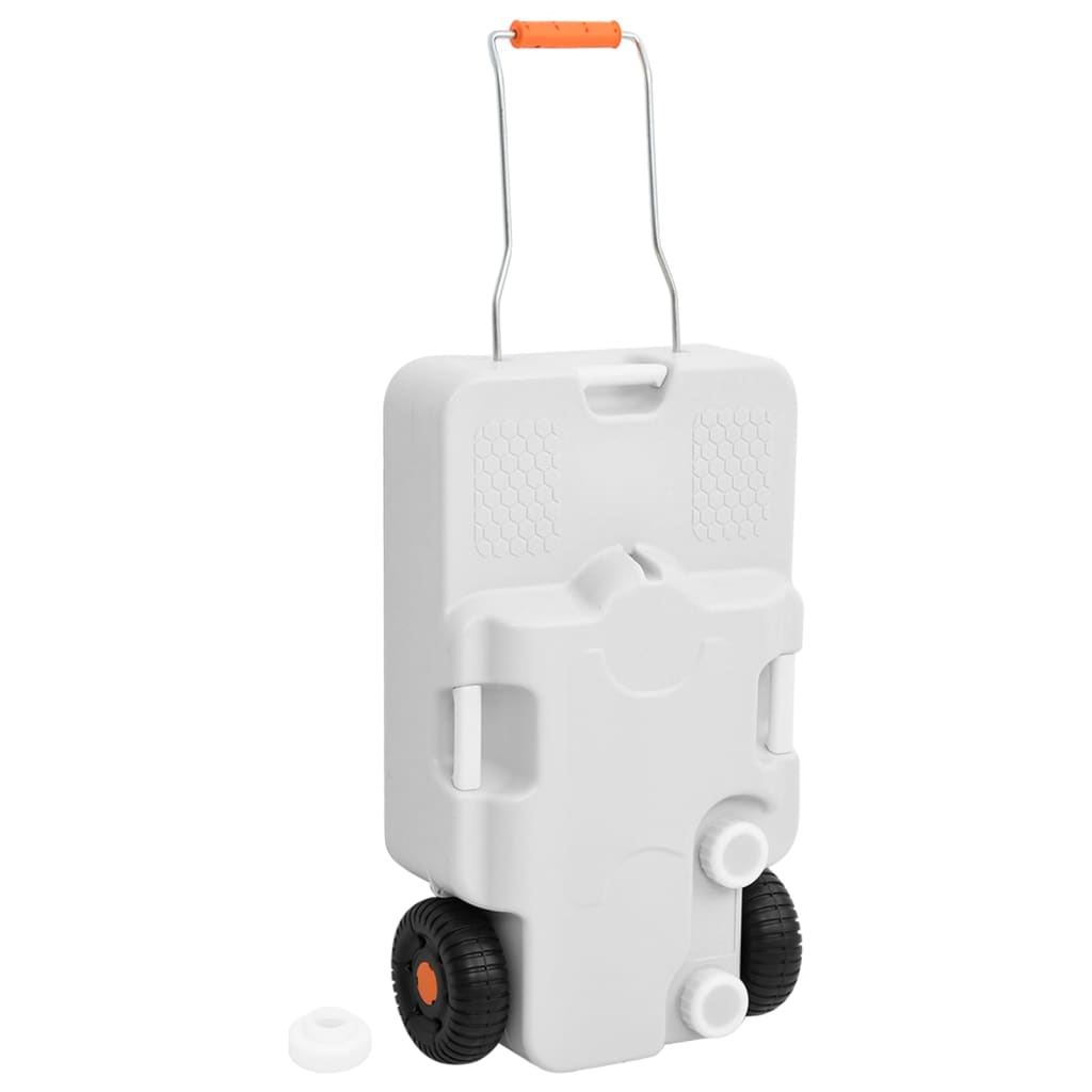 vidaXL Wheeled Water Tank for Camping 30 L Grey | vidaXL.ie