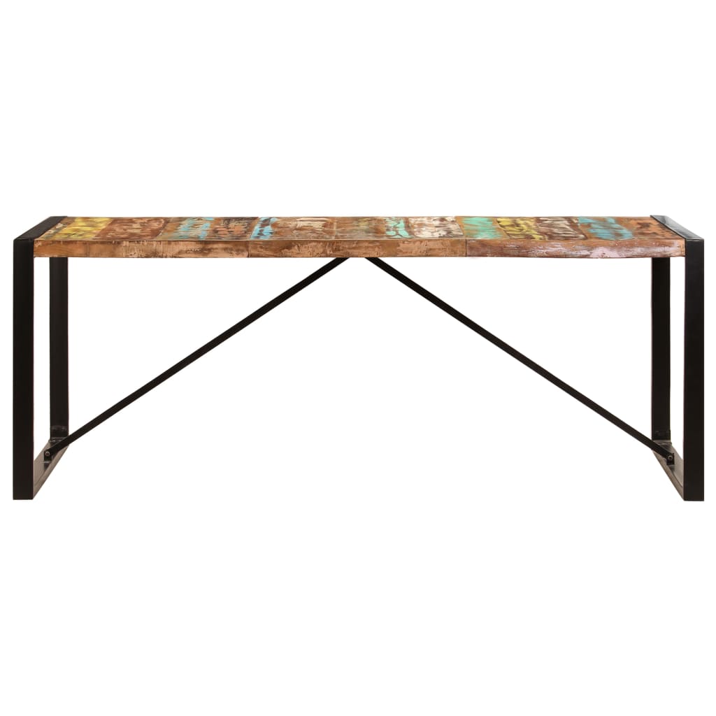 vidaXL Dining Table 200x100x75 cm Solid Reclaimed Wood | vidaXL.ie