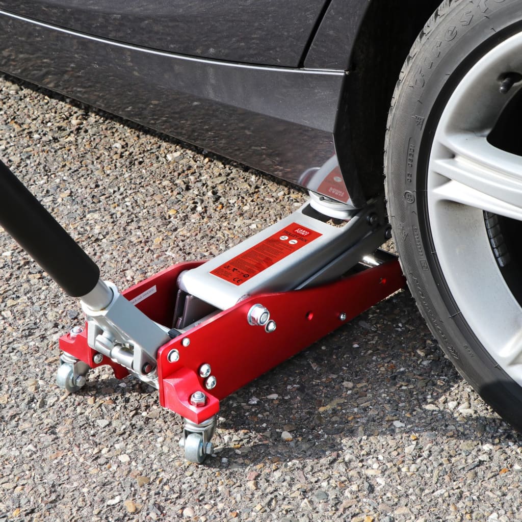 Carpoint Hydraulic Trolley Jack 1500 kg Aluminium 2 Wheels | vidaXL.ie